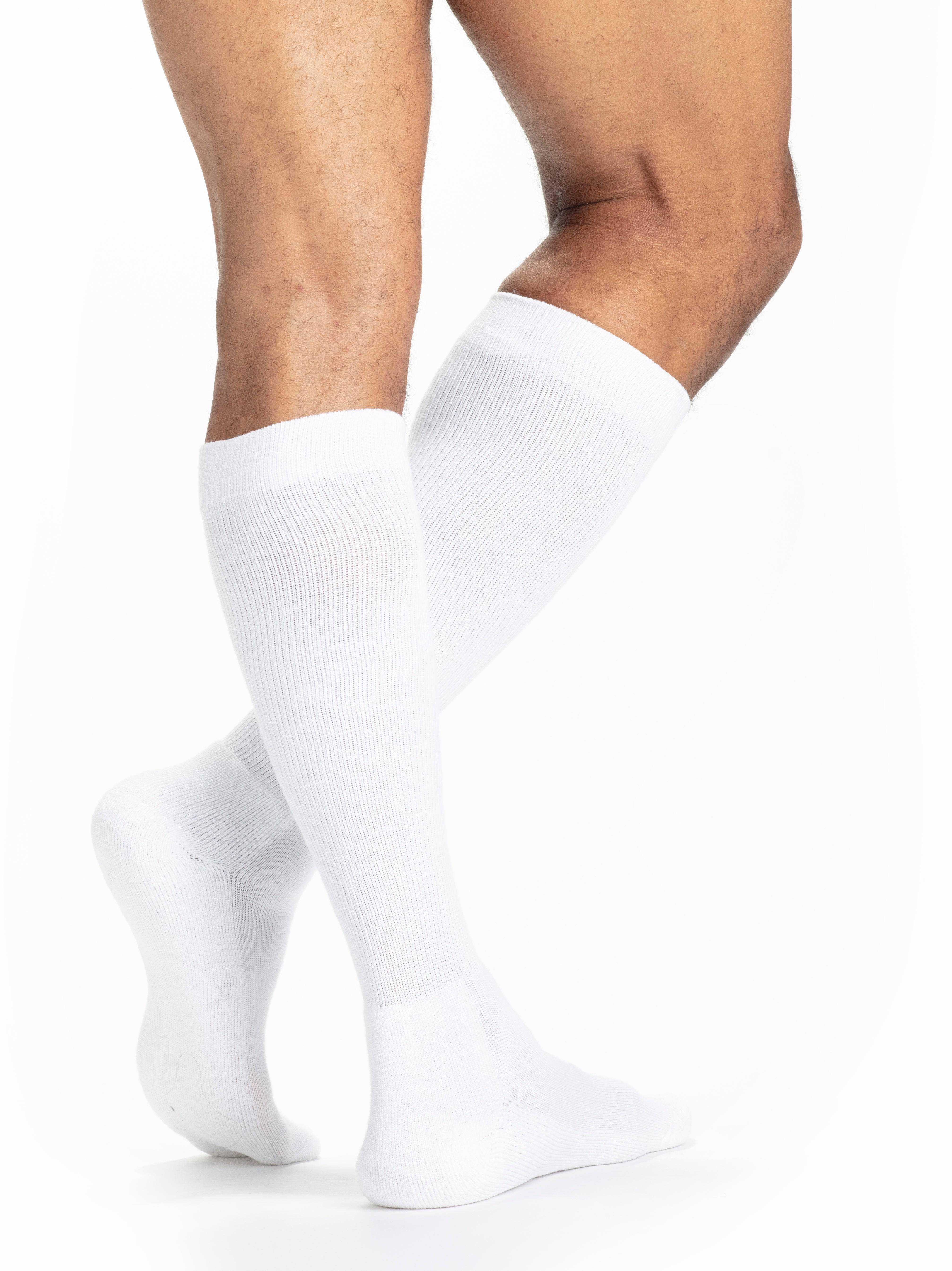 Sigvaris Diabetic Compression Socks Men's Closed Toe Knee High 18-25 m ...